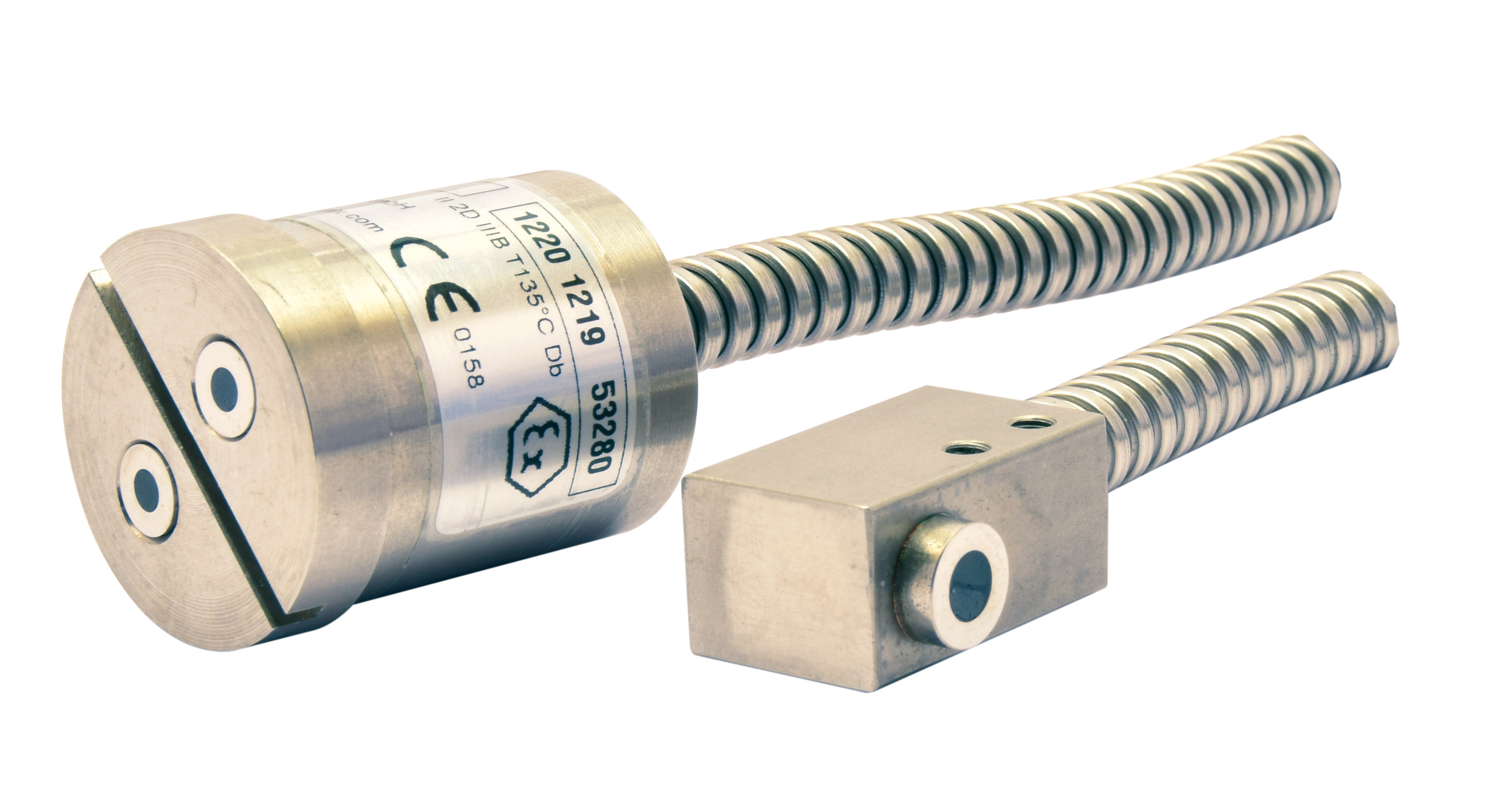 Typ VA Fibre optics with special steel protection sheath